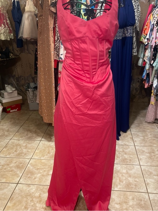 PrettyLittleThing | Dresses | Prettylittlething Hot Pink Maxi Dress ...